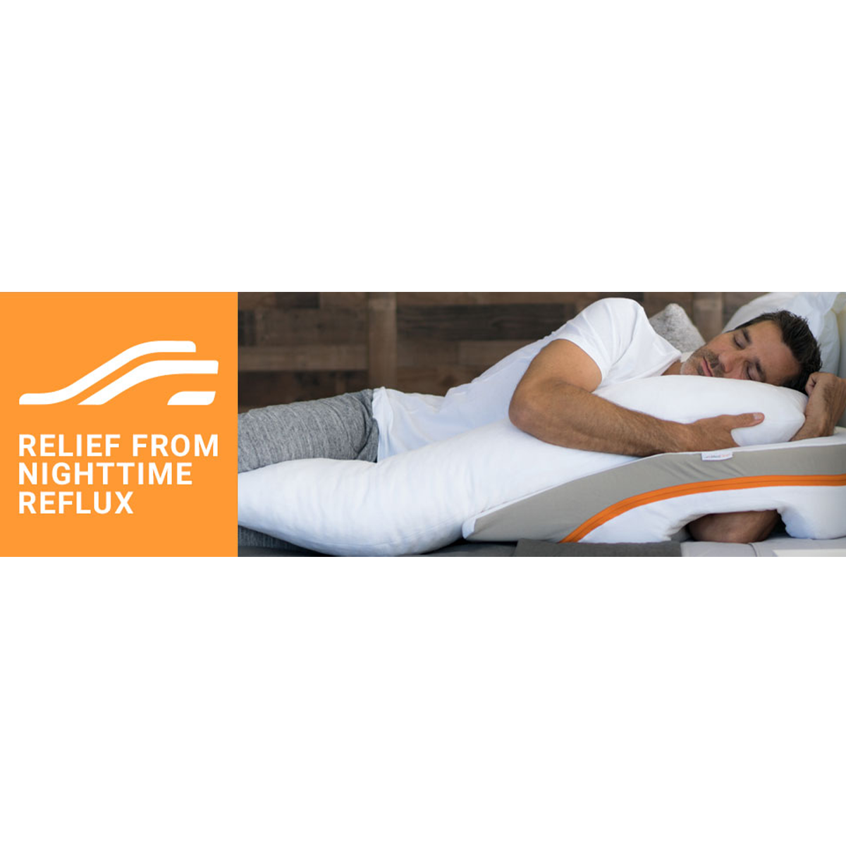 MedCline Acid Reflux Relief Wedge and Body Pillow System