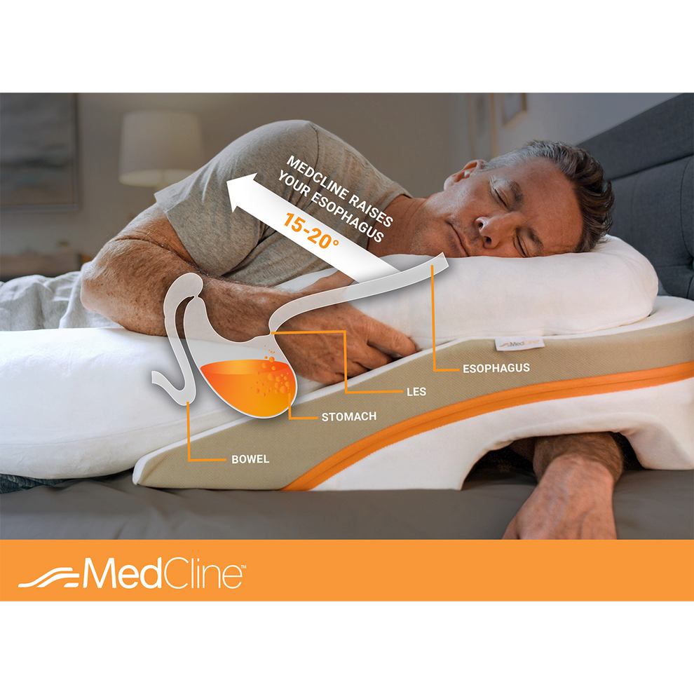 MedCline Acid Reflux Relief Wedge and Body Pillow System